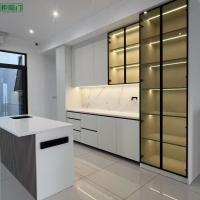 China Lightweight Modern Aluminum Display Cabinet Easy To Clean Maintainance for sale