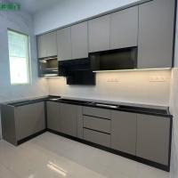China Fireproof Aluminum Kitchen Cabinet Formaldehyde Free Easy Assemble for sale