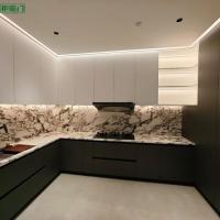 China Waterproof Aluminum Kitchen Cabinet Moisture Proof Custom Colors for sale