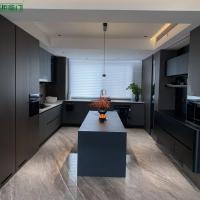 China Waterproof Aluminum Kitchen Cabinet Moisture Proof Custom Colors for sale