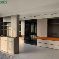 China Light Luxury Modern Minimalist Sideboard Cabinet Aluminum Multifunction for sale