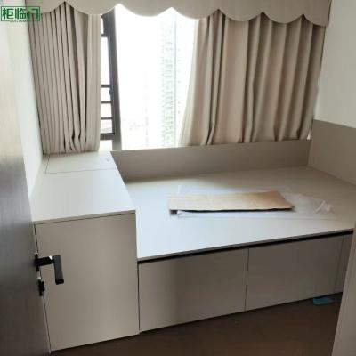 China Aluminum Bedroom Storage Cabinet Multifunctional Tatami Bed Formaldehyde Free for sale