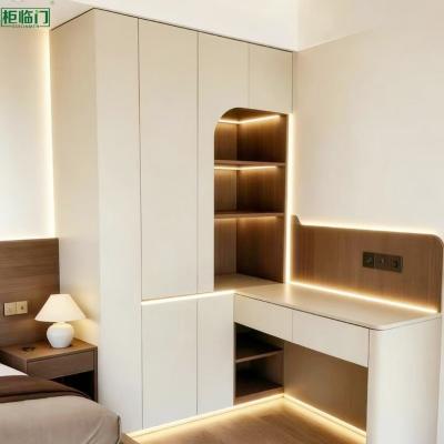 China Fireproof Aluminum Dressing Cabinet Zero Formaldehyde Bedroom Wardrobe Cabinet for sale