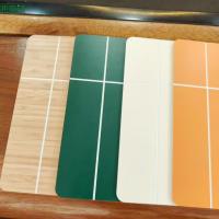 China 2mm - 8mm Thickness SPC Crystal Wall Panel Impact Scratch Resistance PVDF Coating for sale