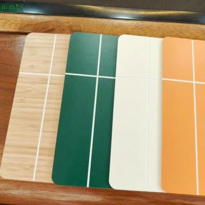 China 2mm - 8mm Thickness SPC Crystal Wall Panel Impact Scratch Resistance PVDF Coating for sale