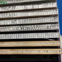 China Decorative Recyclable Aluminum Wood Honeycomb Panel For Commercial Decoration for sale
