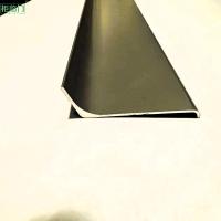 China Sturdy Aluminum Alloy Skirting Board Wear Resistant Decorative Baseboard for sale
