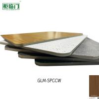 China 2mm - 8mm Thickness SPC Crystal Wall Panel Impact Scratch Resistance PVDF Coating for sale