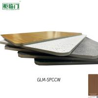 China 2mm - 8mm Thickness SPC Crystal Wall Panel Impact Scratch Resistance PVDF Coating for sale