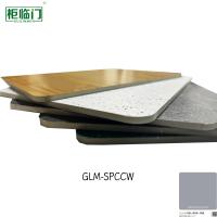 China Aluminum Profile Diatom Ooze SPC Crystal Wall Panel Dual Micro Gap Joint Options for sale