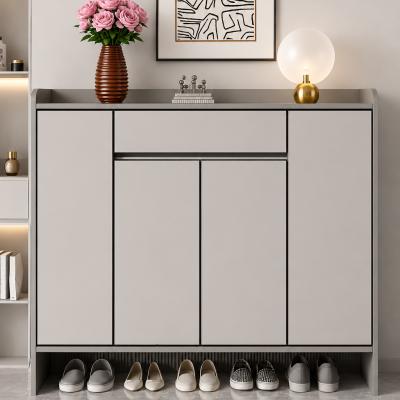 China Durable Modern Aluminum Shoe Cabinet Healthy Formaldehyde Free No Odor for sale