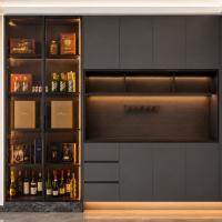 China Aluminum Wine Display Cabinet Eco Friendly Long Lasting Storage for sale