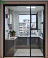 China Modern Style Aluminum Glass Doors Sliding Door For House And Office for sale