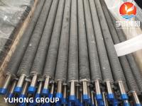 China ASME SA249 TP304 Extruded Finned Tube , Fin Material AL 1060 for sale