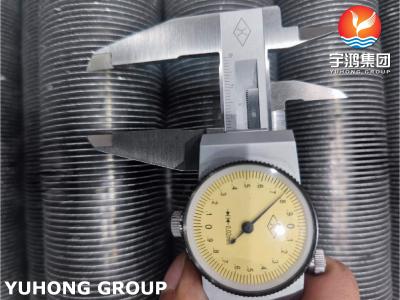 China Incoloy 825 Extruded Finned Tube , Fin Material AL 1060 , for Heat Transfer for sale