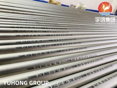 China ASTM B622 ALLOY C22 Nickel Alloy Steel Heat Exchanger Tube For Air Cooler for sale