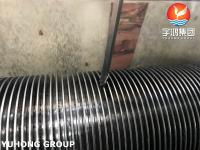 China ASME SA335 P9 Alloy Steel High Frequency Welding Helical Solid Finned Tubes For Furnace for sale