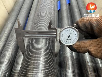 China ASTM A179 Extruded Finned Tubes With AL1060 Fins For Air Coolers for sale