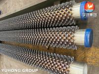 China ASTM A312 TP304L Studded Tube With 11Cr Stud Fins For Oil Gas Industry for sale