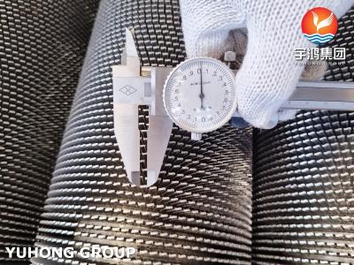 China ASTM A312 TP316L Helical Spiral Serrated Finned Tube With SS316L Fins For Heat Exchanger for sale
