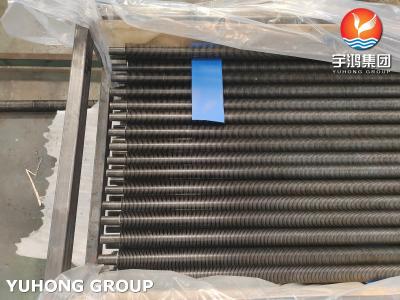 China ASTM A179 Carbon Steel Seamless Tube Embedded Fin Tube With Aluminium Strip for sale