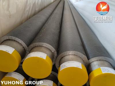 China ASTM A376 TP347H HFW Solid Finned Tube With Carbon Steel Fins For Refinery Heaters for sale