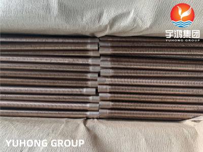 China ASME B111 C70600-O61 Copper Nickel Low Finned Tube For Heat Recovery Systems for sale