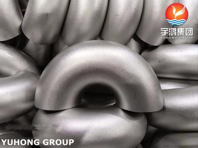 China ASTM A403 WP321-S Austenitic Stainless Steel 180° Elbow Round Bend For Changing Direction of Pipeline for sale