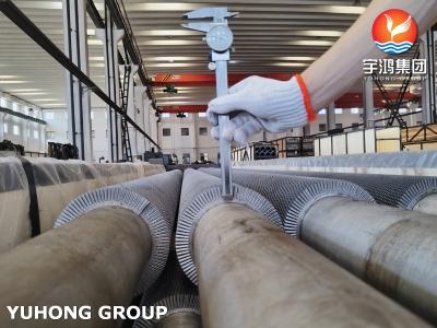 China ASTM A312 TP304H Stainless Steel Seamless Pipe Serrated Fin Tube For Convection Coil for sale