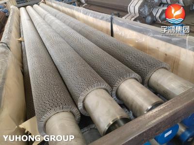 China ASTM A312 TP304H Serrated Fin Tube for Heat Exchangers for sale