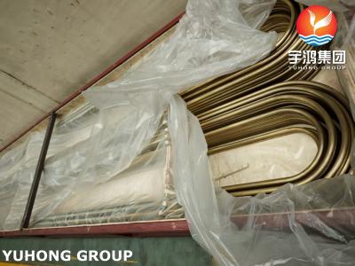 China ASME SB111 C44300 Seamless U Bend Tube For Coolers and Heat Exchangers for sale