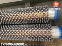 China ASTM A312 TP317L Studded Fin Tube With 11Cr Stud Fins For Fired Heaters for sale