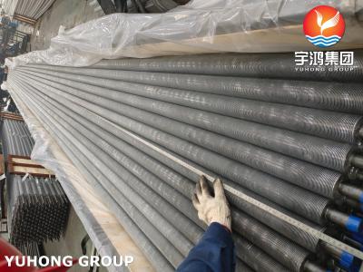 China ASTM A179 Carbon Steel Fin Tube Extruded Type With Al1060 For Air Cooled Chiller for sale