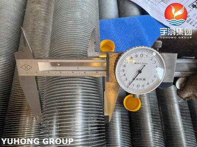 China EN10217-7 1.4301 Extruded Finned Tube with Al1060 Fins For Air Coolers in Refineries for sale