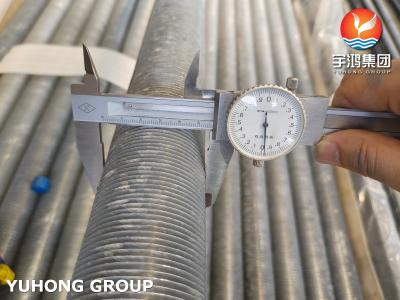 China Extruded Fin Tube Stainless Steel ASTM A269 TP304 With Al1060 For Air Cooler for sale