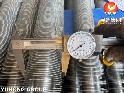 China EN10217-7 1.4301 Stainless Steel Tube With Al Fins Extruded Fin Tube For HVAC&R for sale