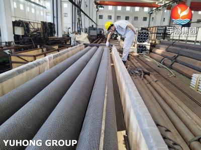 China ASME SA312 TP304H SMLS HWF Serrated Fin Tube For Heat Exchanger for sale