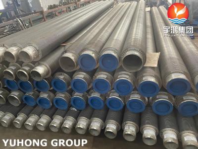 China ASME SA312 TP304 (1.4301) HWF Solid Fin Tube with 11-13% Cr Fin For Power Plant Application for sale