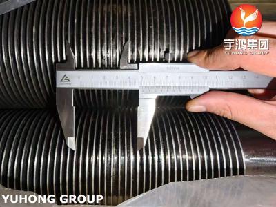 China ASTM A106 Gr.B Solid Finned Tube with 11-13Cr Fins For Waste Heat Recovery Boilers for sale