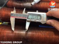 China ASTM A106 Embedded G Type Fin Tube With Cu T2 For Chemical Plant Air Coolers for sale