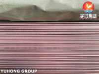 China ASTM B111 C70600 O61 CuNi 90/10 Copper Nickel Seamless Tube Heat Exchanger Tube for sale