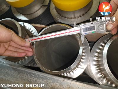 China ASTM A376 TP347H （1.4961）Staimless Steel Solid Fin Tube with 11Cr Fins For Power Plant for sale
