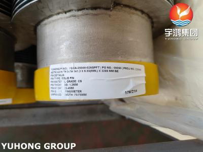 China ASTM A376 TP347H HFW Solid Finned Tube with Carbon Steel Fins For HRSGs for sale