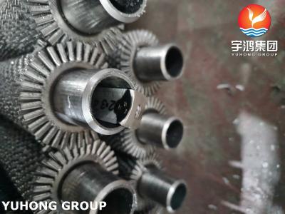 China ASME SA210 Gr. C Seamless Serrated Fin Tube With Carbon Steel Fin For Chemical Plants for sale