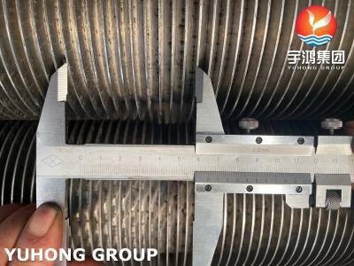 China ASTM A312 TP304H Stainless Steel HFW Solid Fin Tube For Power Plant for sale