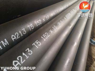 China ASTM A213 T5 Alloy Steel Seamless Tube 1.7362 / X11CrMo5 Heat Exchanger Tube for sale