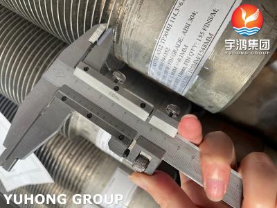 China ASTM A312 TP304H Solid Finned Tube with SS304 Fins For Air Heaters and Economizers for sale