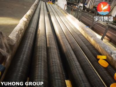 China ASTM A106 Gr.B HFW Solid Finned Tube with CS Fins For Fired Furnace Application for sale