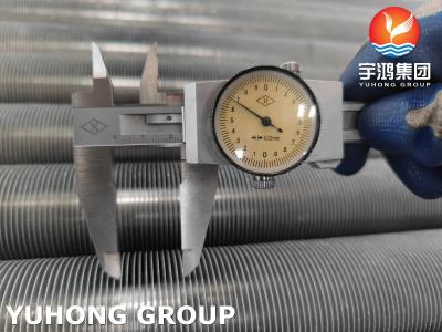 China EN10217-7 1.4404 Extruded Finned Tube with Al1060 Fins for Refinery Air Coolers for sale