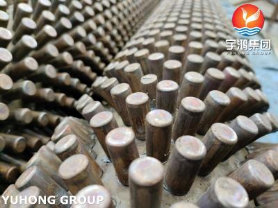 China ASTM A312 TP304 Studded Fin Tube with 13Cr (SS410) Pins For Fired Heaters & Boilers for sale
